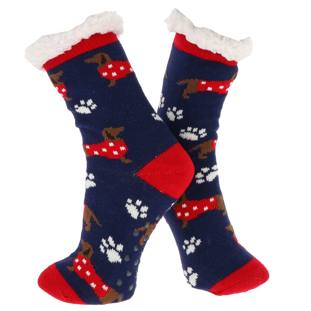 Fluffy sausage dog socks – Dogs Trust Gifts